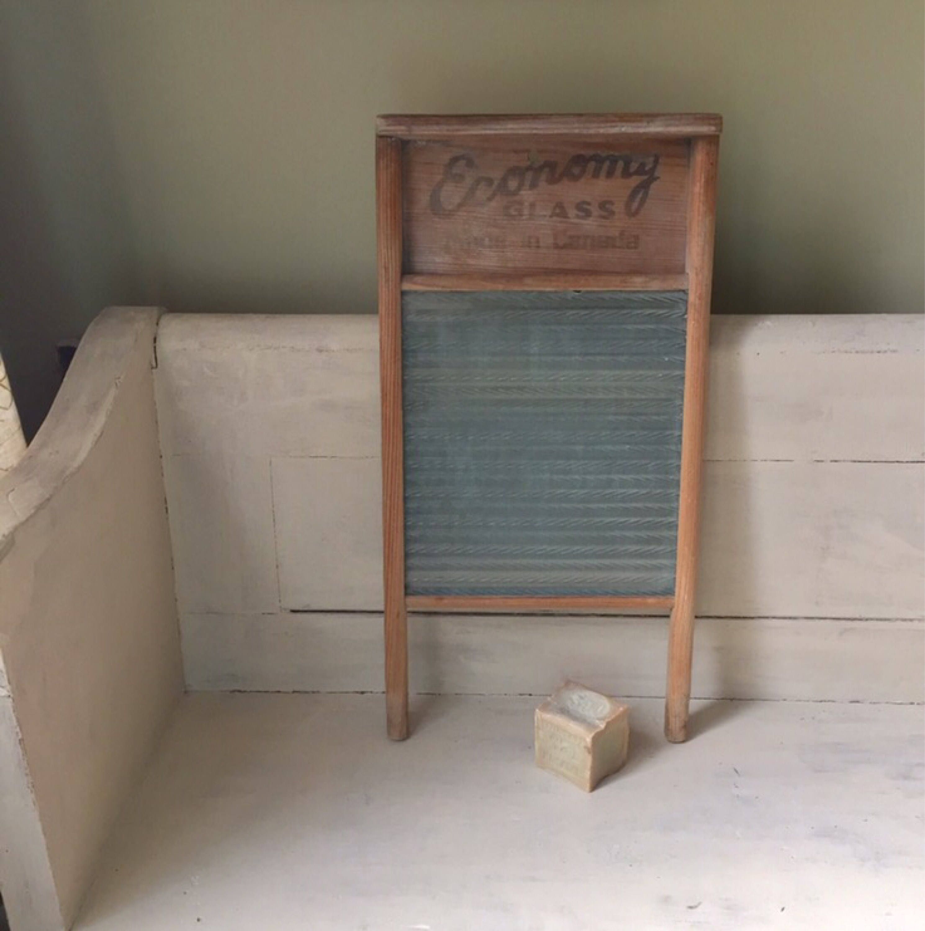 Glass Washboard Vintage Glass and Wood Economy Washboard | Etsy