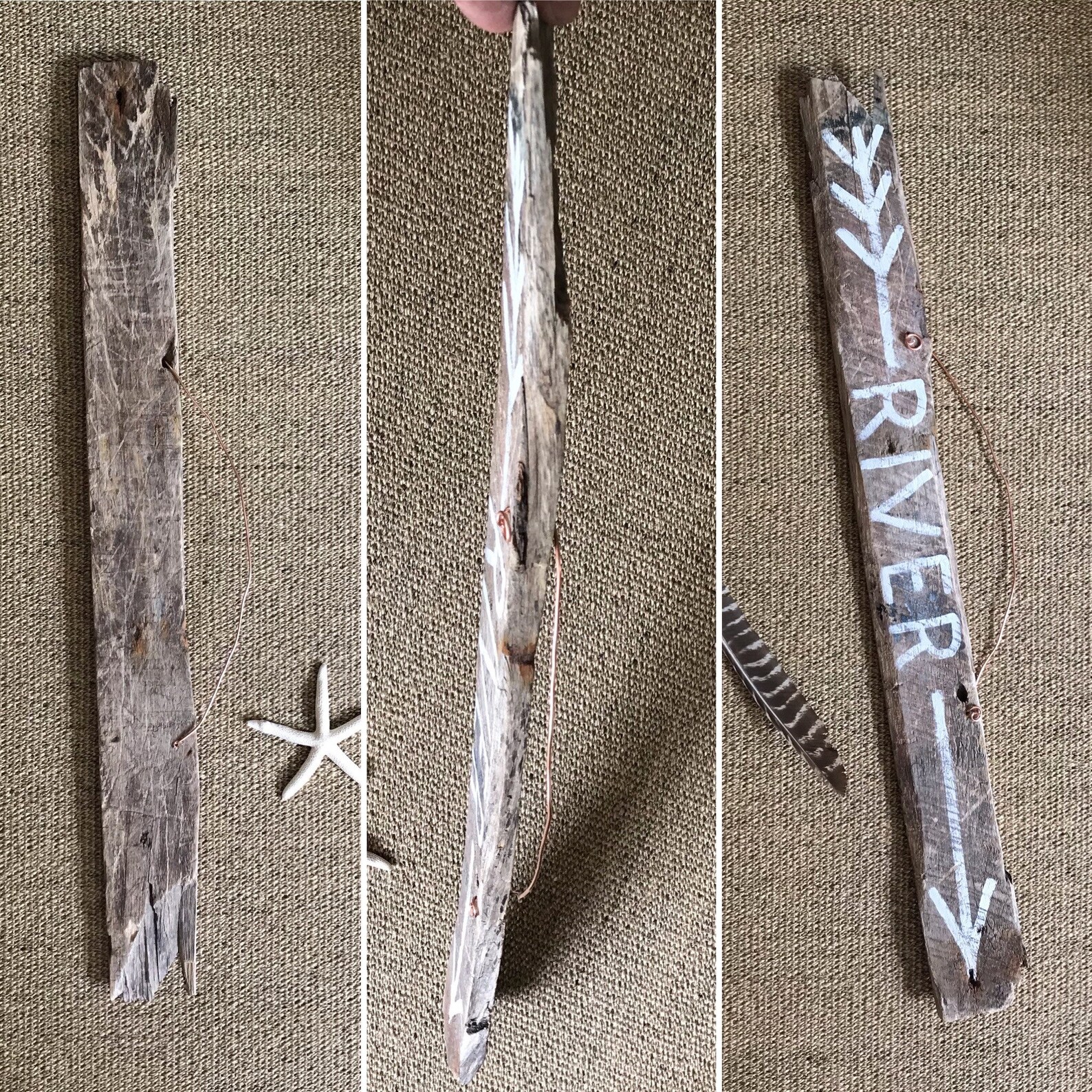 Rustic Driftwood River Sign Wood Wall Sign Handmade Rustic - Etsy