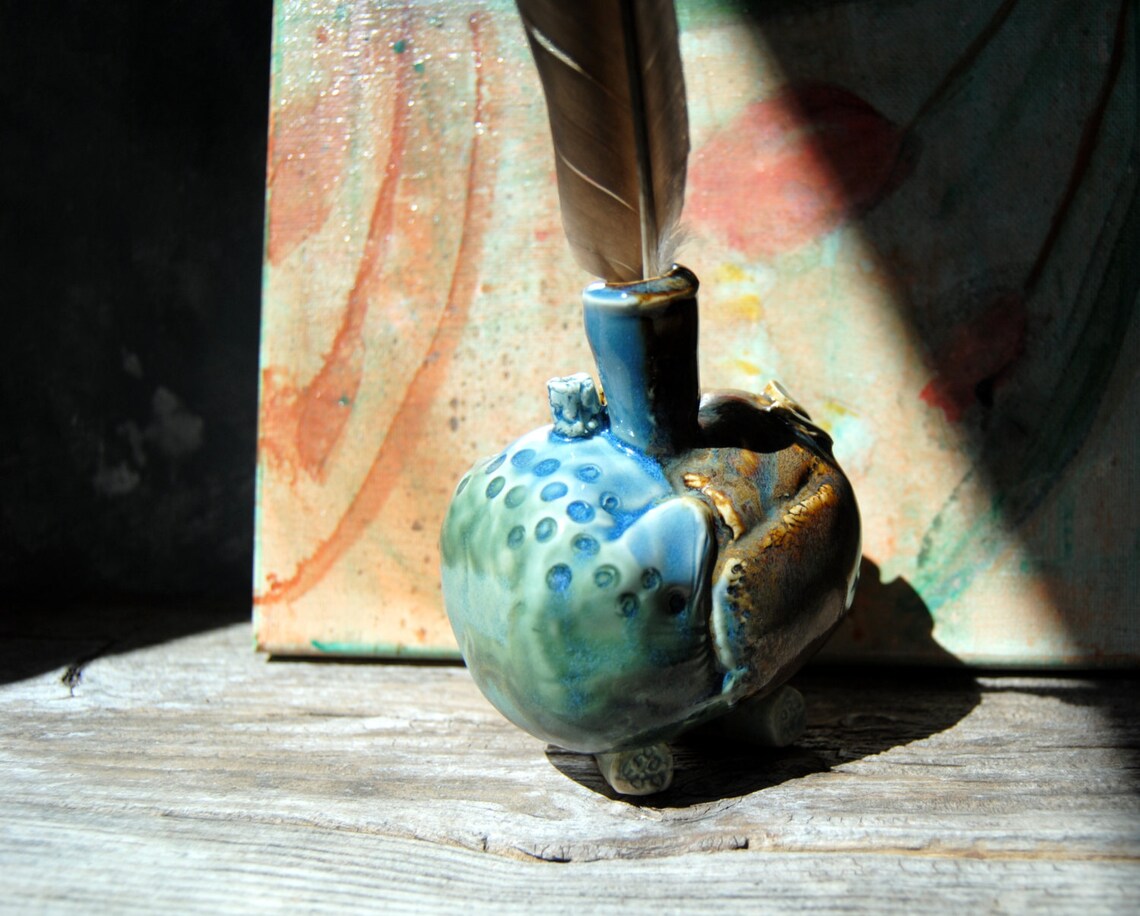 Seed Pod Vase Hand Built Ceramic Vase Textured Seed Pod - Etsy
