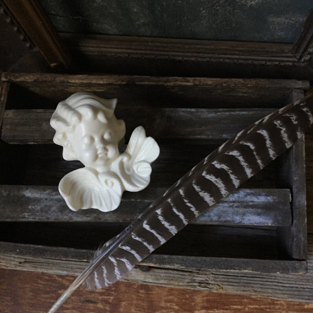 Cherub Trinket Box, Vintage Porcelain Angel Trinket Box, Angel ...