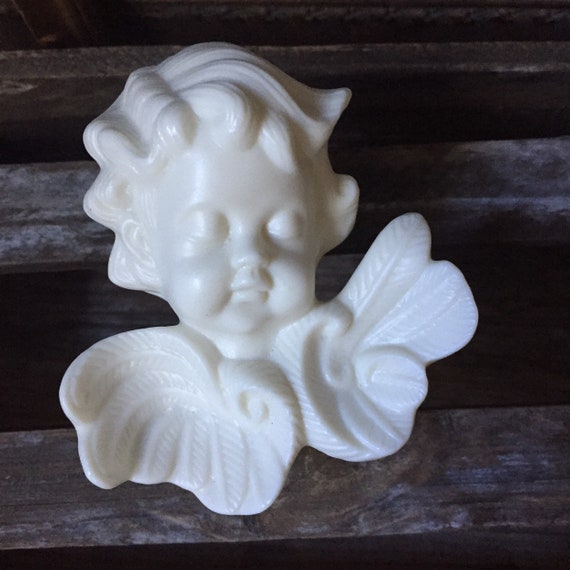 Cherub Trinket Box, Vintage Porcelain Angel Trinket B… - Gem