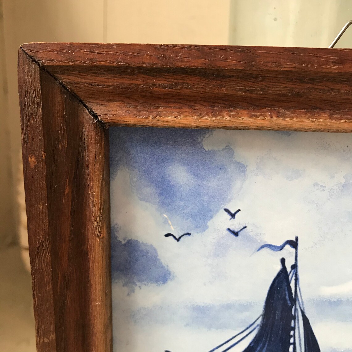 Set of 2 Framed Delft Tile Wall Hangings Vintage Delft Blue | Etsy