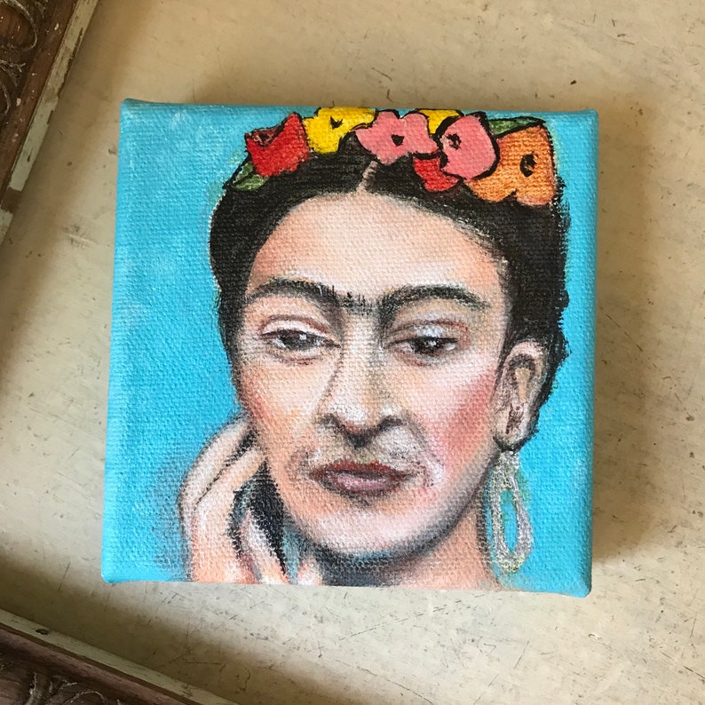 Frida Kahlo Portrait Frida Kahlo Art Mexican Icon Frida - Etsy Canada