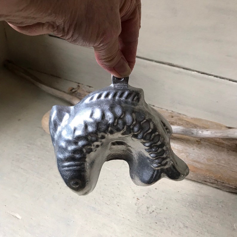 Aluminum Fish Mold Small Jumping Fish Aluminum Mold Vintage - Etsy