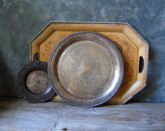 Vintage Birks Silver Plate Tray Primrose Plate 1120 French - Etsy