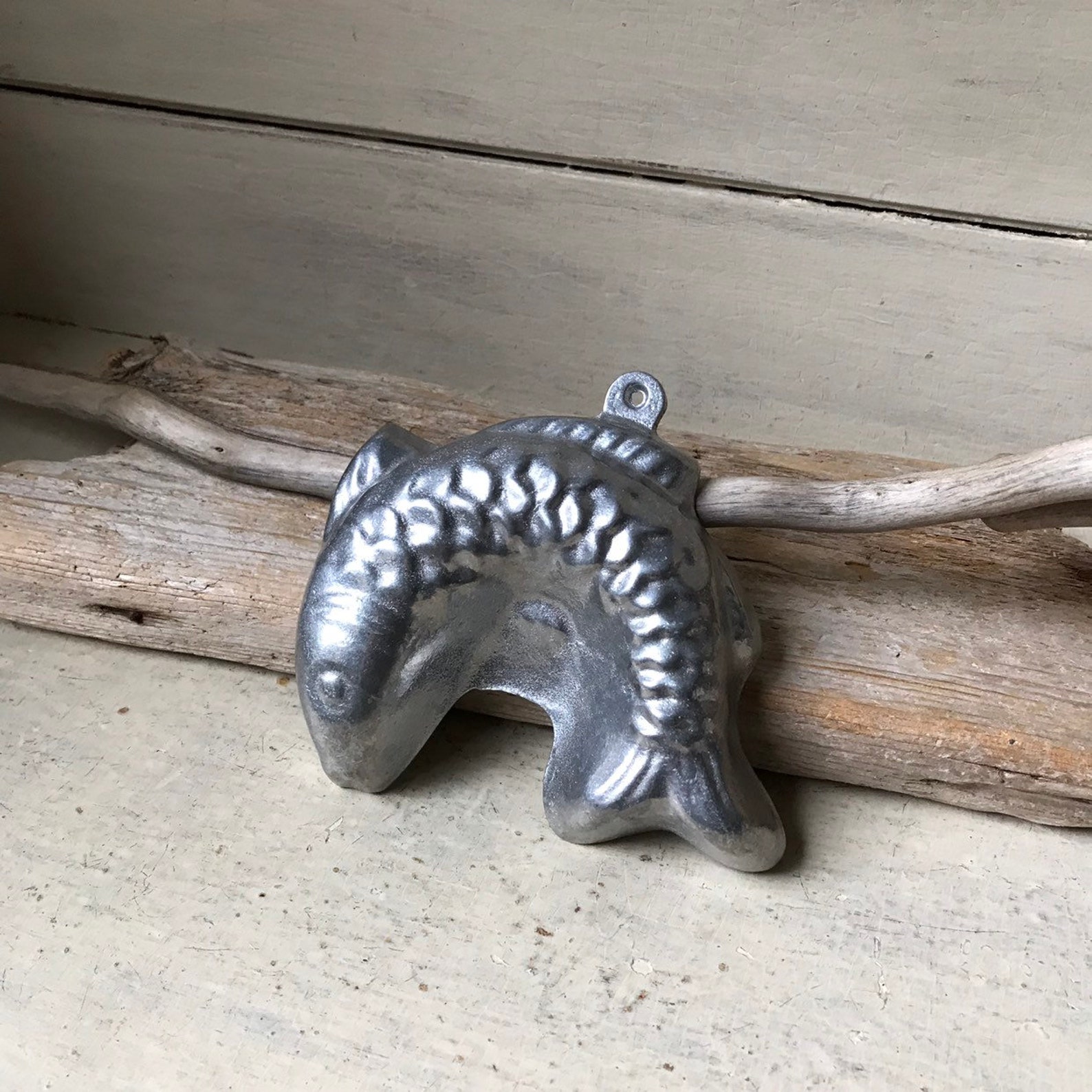 Aluminum Fish Mold Small Jumping Fish Aluminum Mold Vintage - Etsy