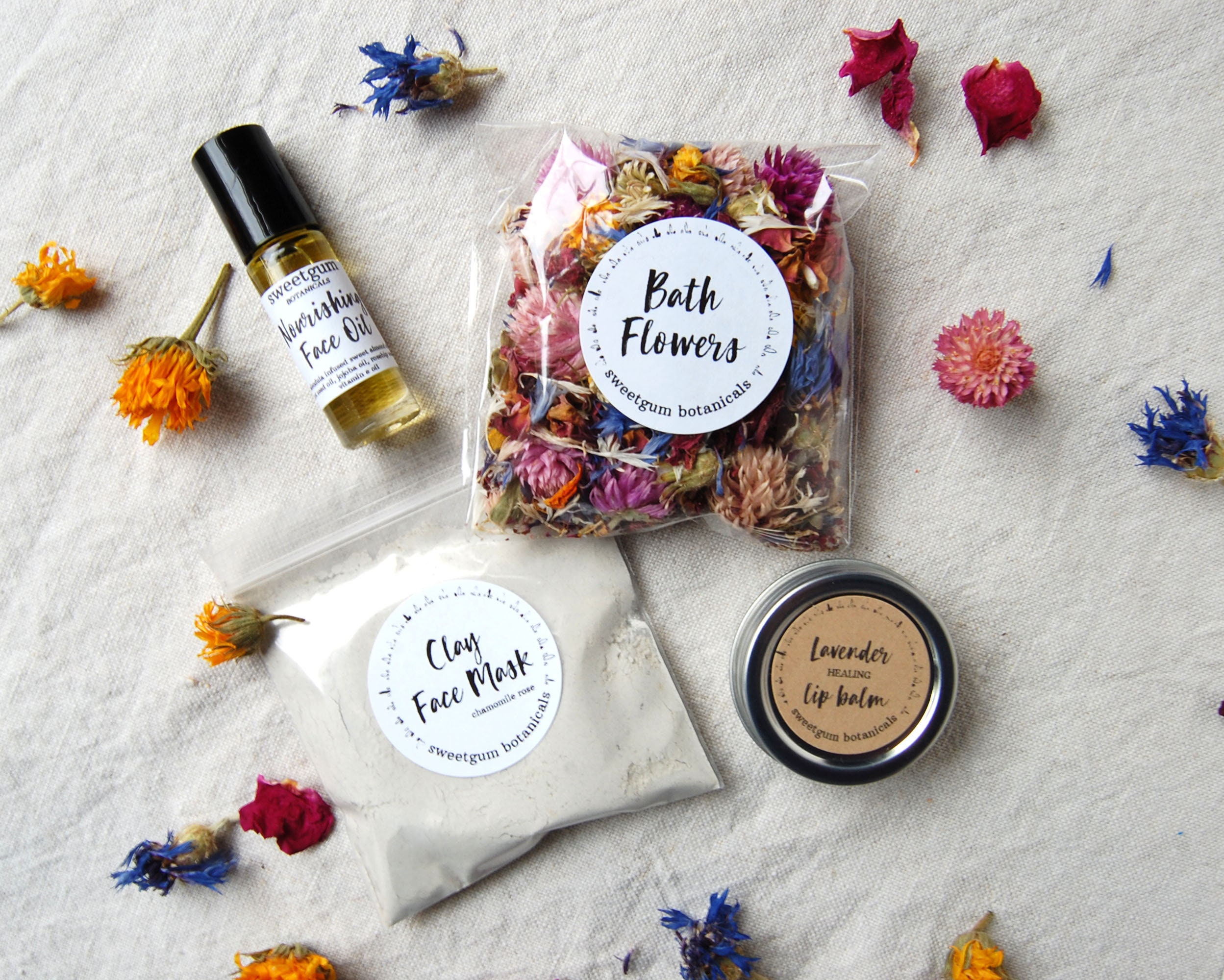 Pocket Spa Mini Self Care Box Herbal Bath Gift Set | Etsy