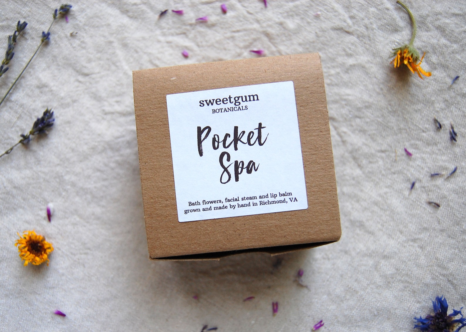 Pocket Spa Mini Self Care Box Herbal Bath Gift Set | Etsy