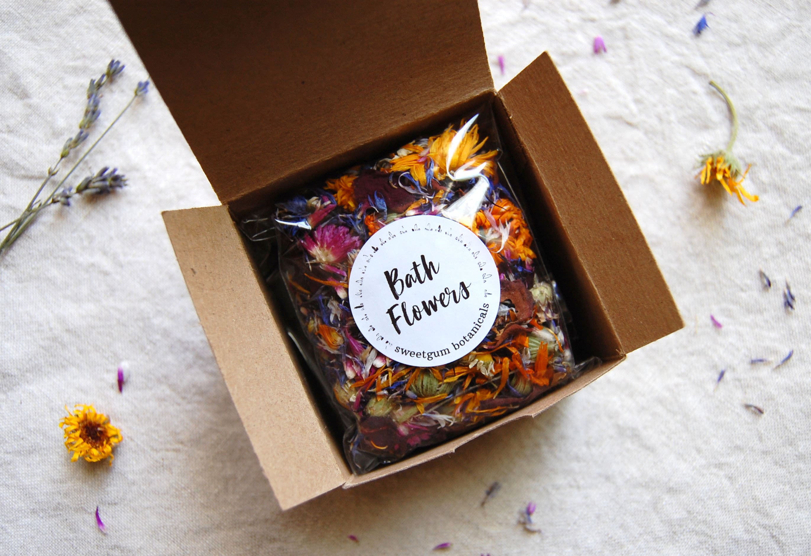 Pocket Spa Mini Self Care Box Herbal Bath Gift Set | Etsy