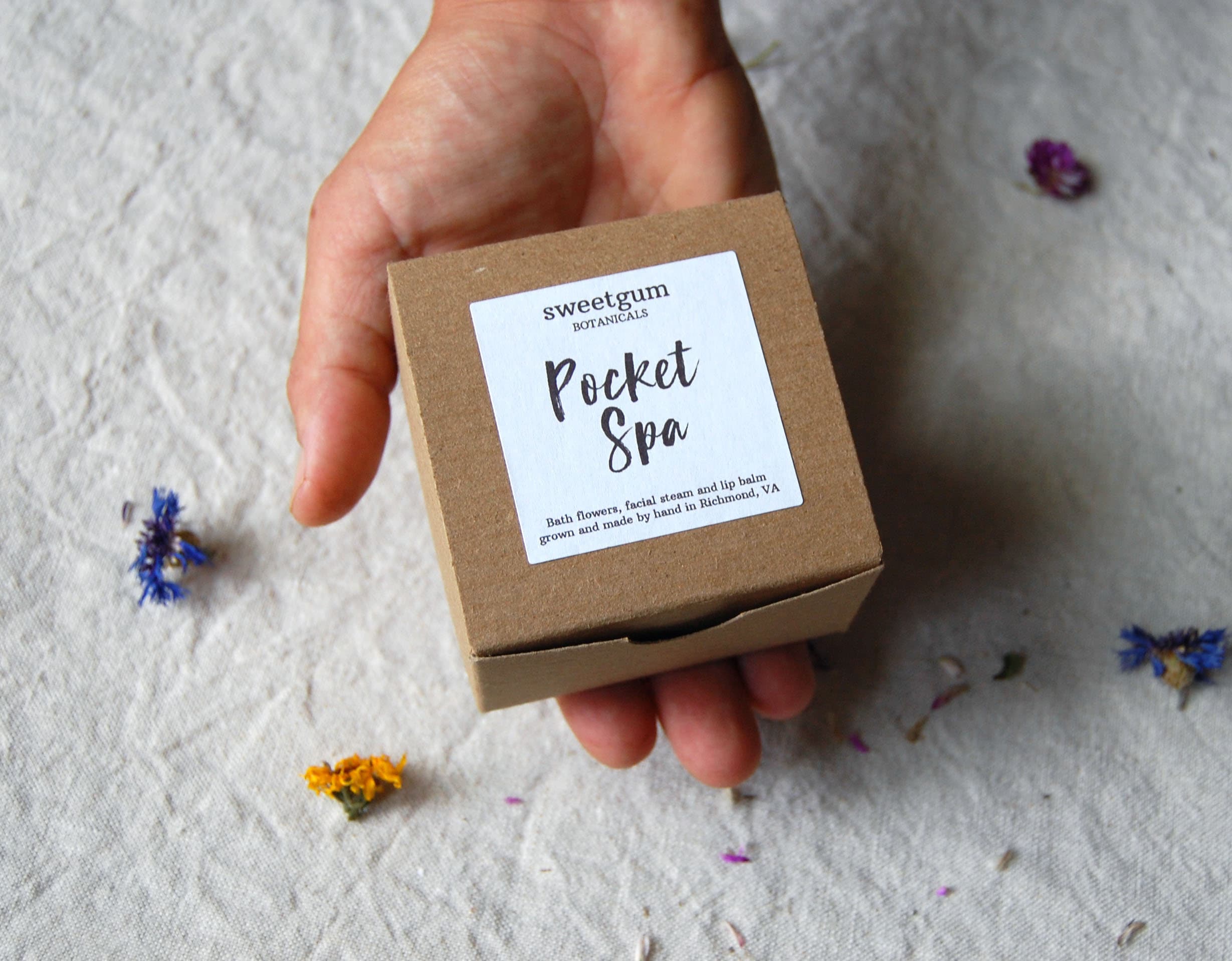 Pocket Spa Mini Self Care Box Herbal Bath Gift Set | Etsy