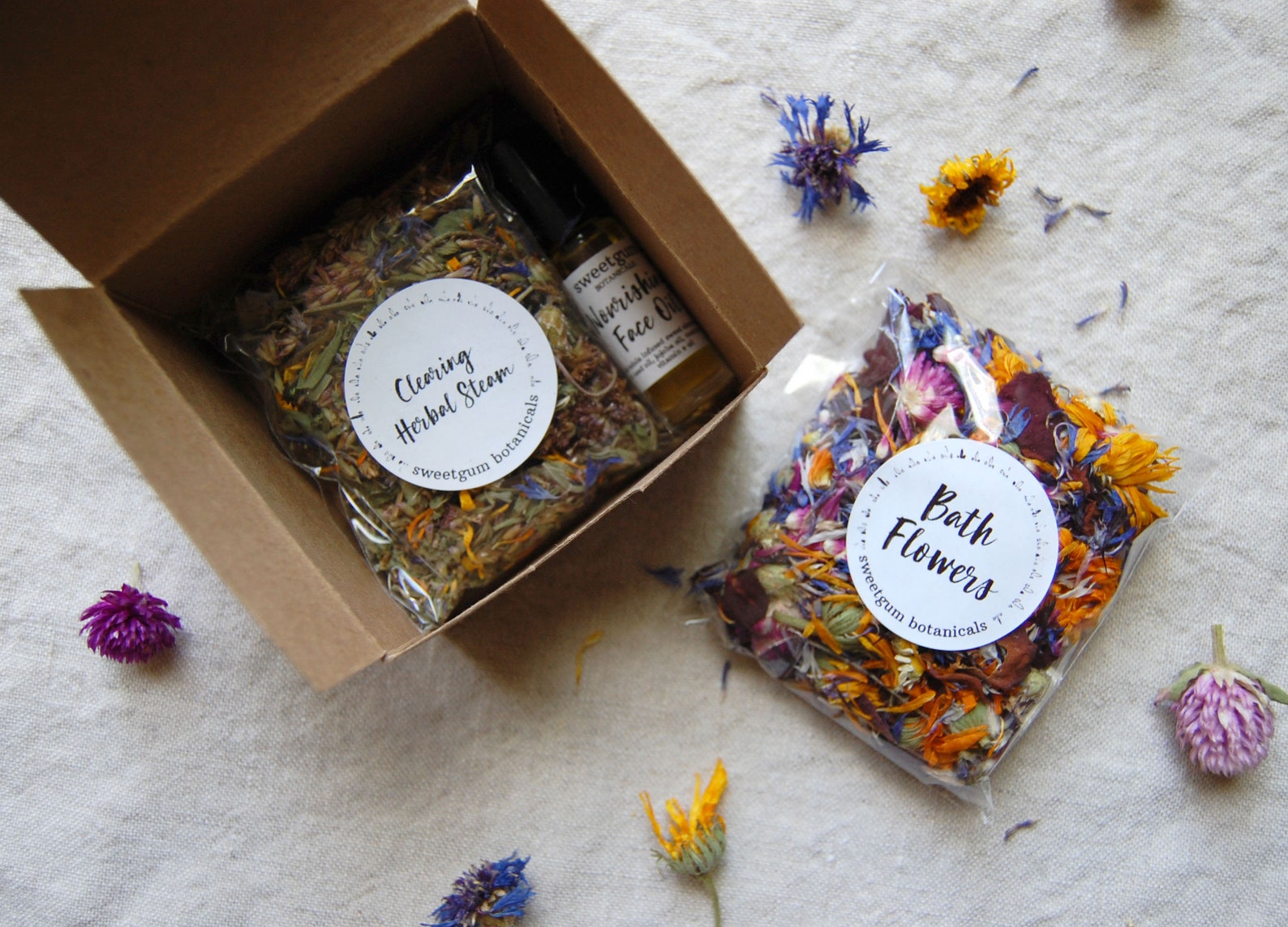 Pocket Spa Tiny Self Care Box Herbal Spa Gift Set - Etsy
