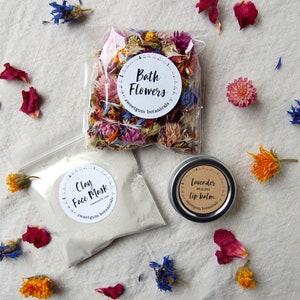 Pocket Spa, Mini Self Care Box, Herbal Bath Gift Set - Etsy