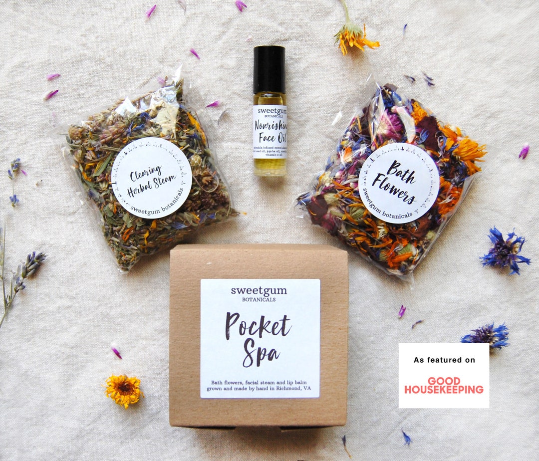Pocket Spa, Tiny Self Care Box, Herbal Spa Gift Set - Etsy