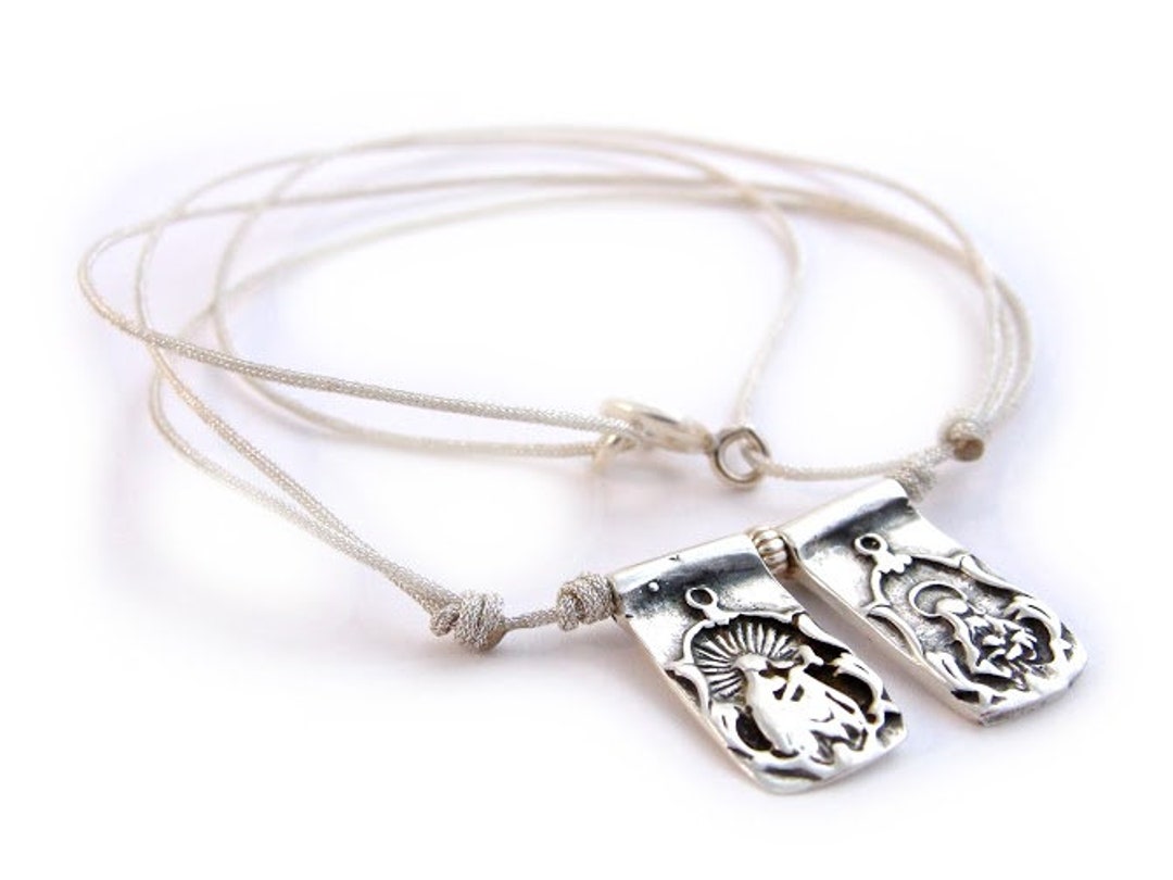 Sterling Silver Scapular/ Personalized. - Etsy