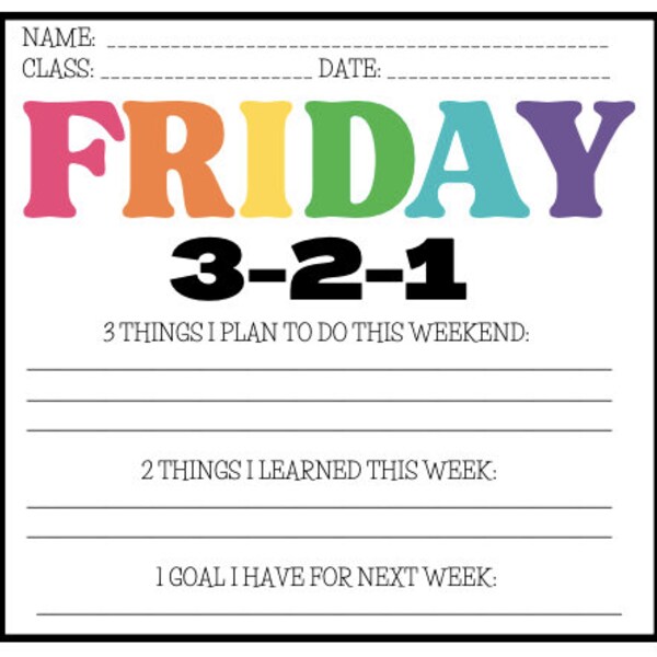 Exit Ticket Poster - Etsy