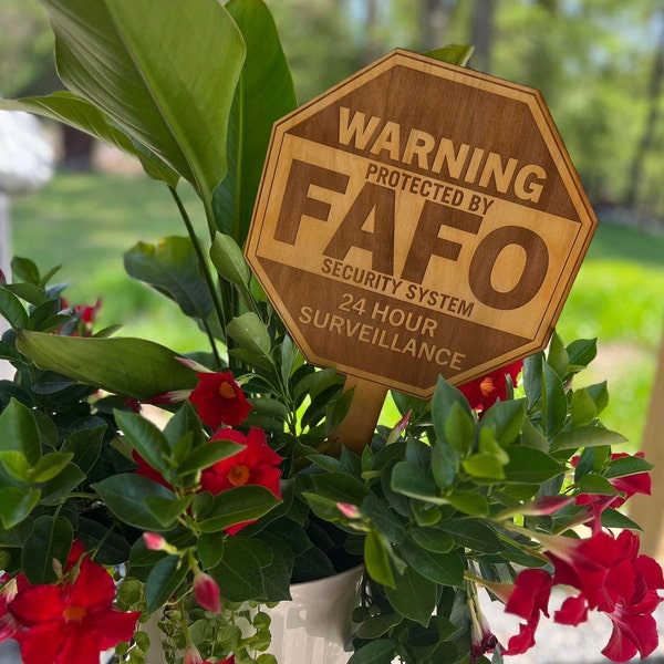 Fafo Yard Sign - Etsy Australia