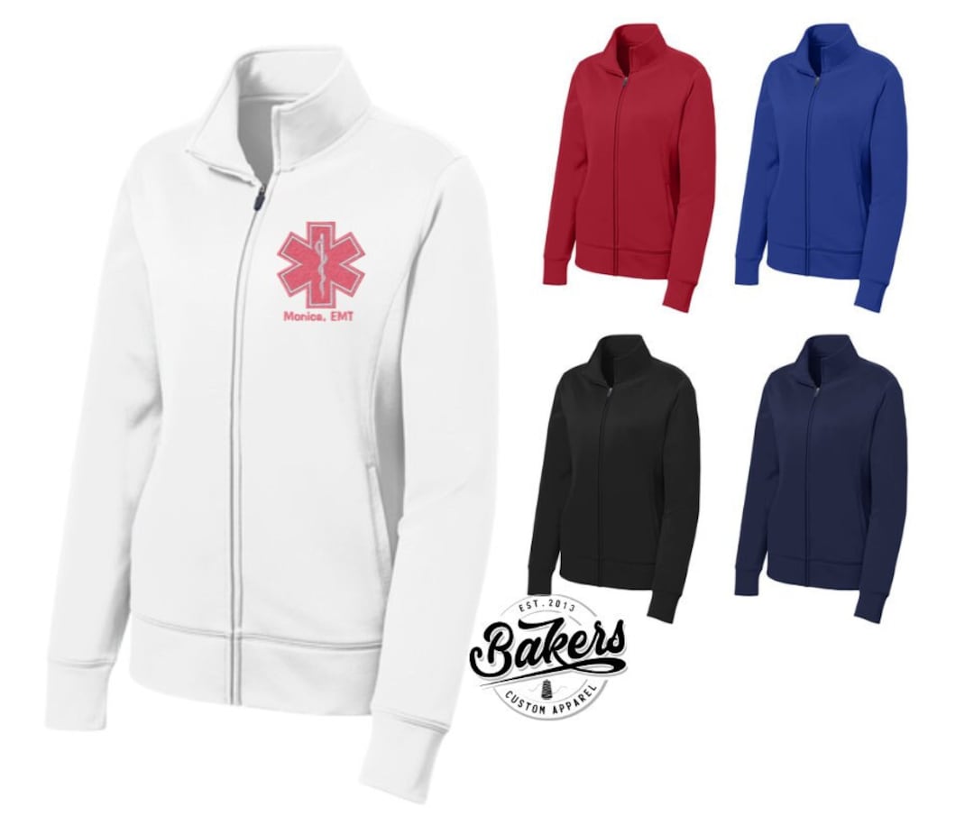 Embroidered EMT EMS Paramedic Jacket Midweight Jacket Custom Colors and ...
