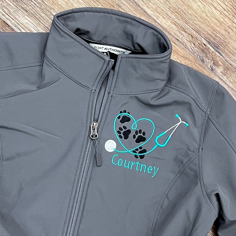 Vet Tech Zippered Jacket - Etsy