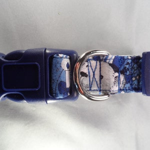 Blue Polar Bear Winter Dog Collar - Etsy