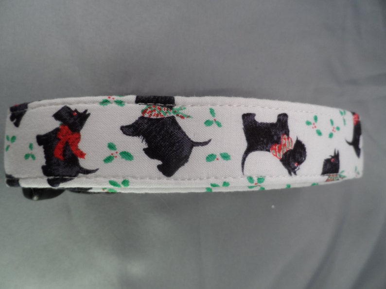 Scottie Dog Christmas Dog Collar - Etsy