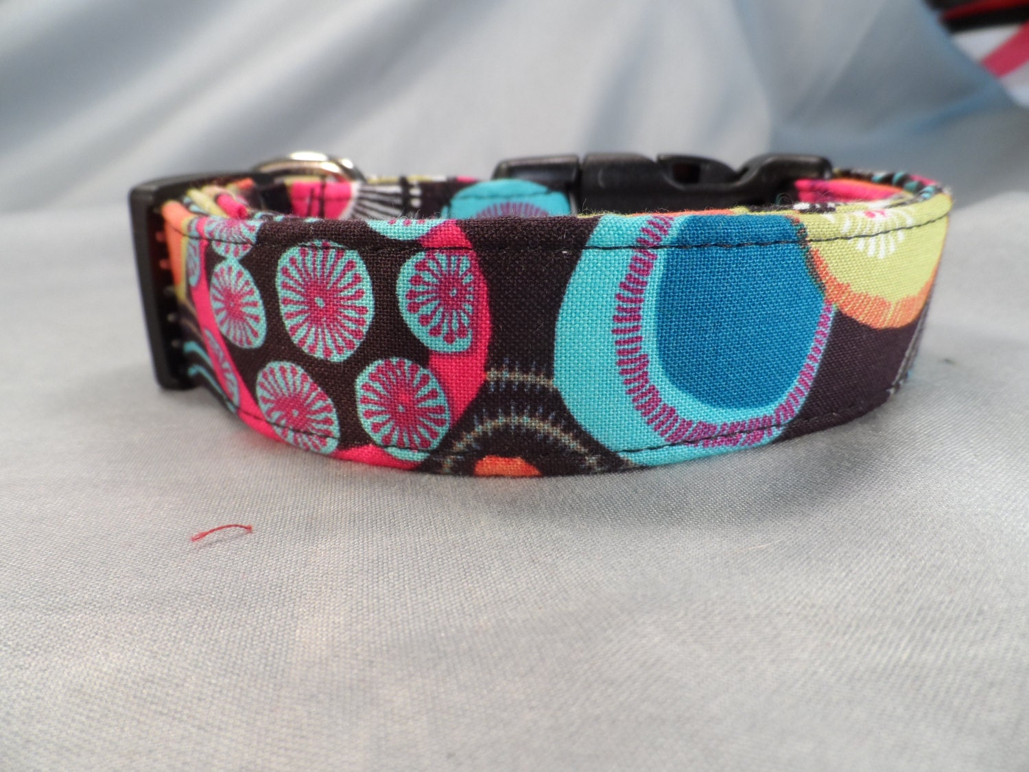 Funky Graphic Circles Dog Collar | Etsy