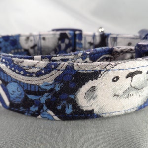 Blue Polar Bear Winter Dog Collar - Etsy