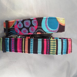 Funky Graphic Circles Dog Collar - Etsy