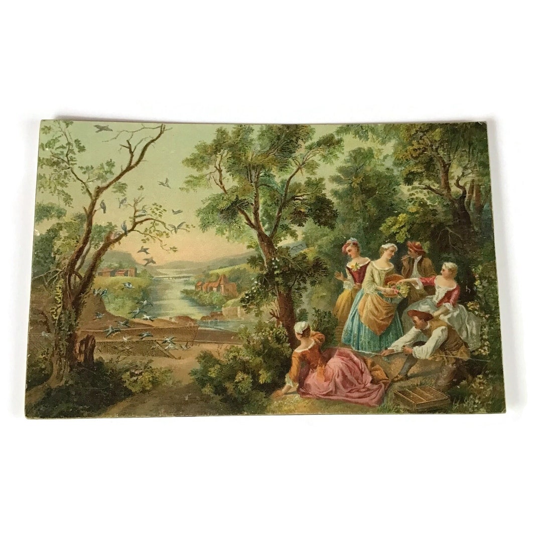 Vintage Antique Stengel & Co. Art Postcard Stunning Fine Art Painting ...