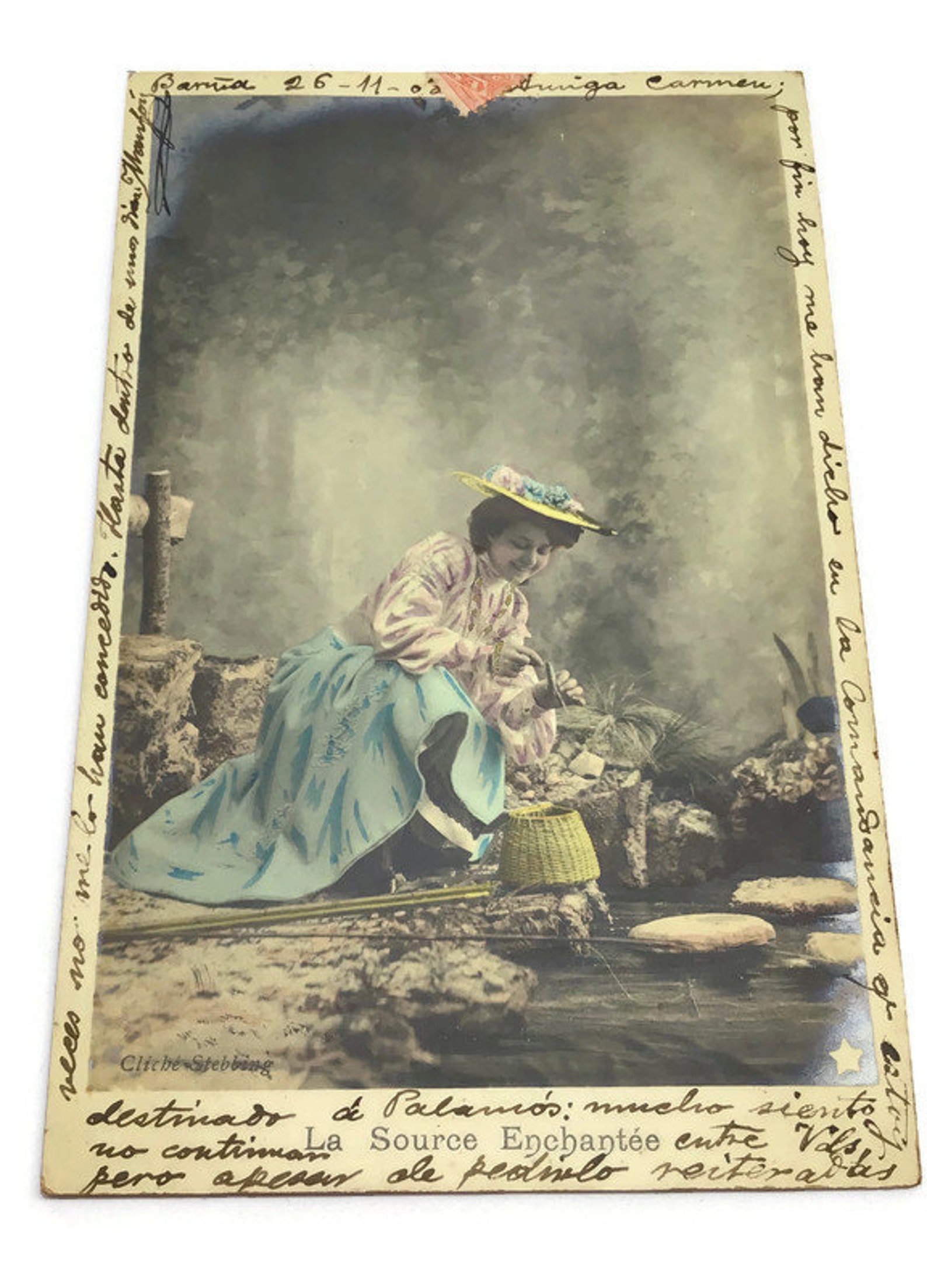 Vintage Woman Postcard Women Postcards | Etsy