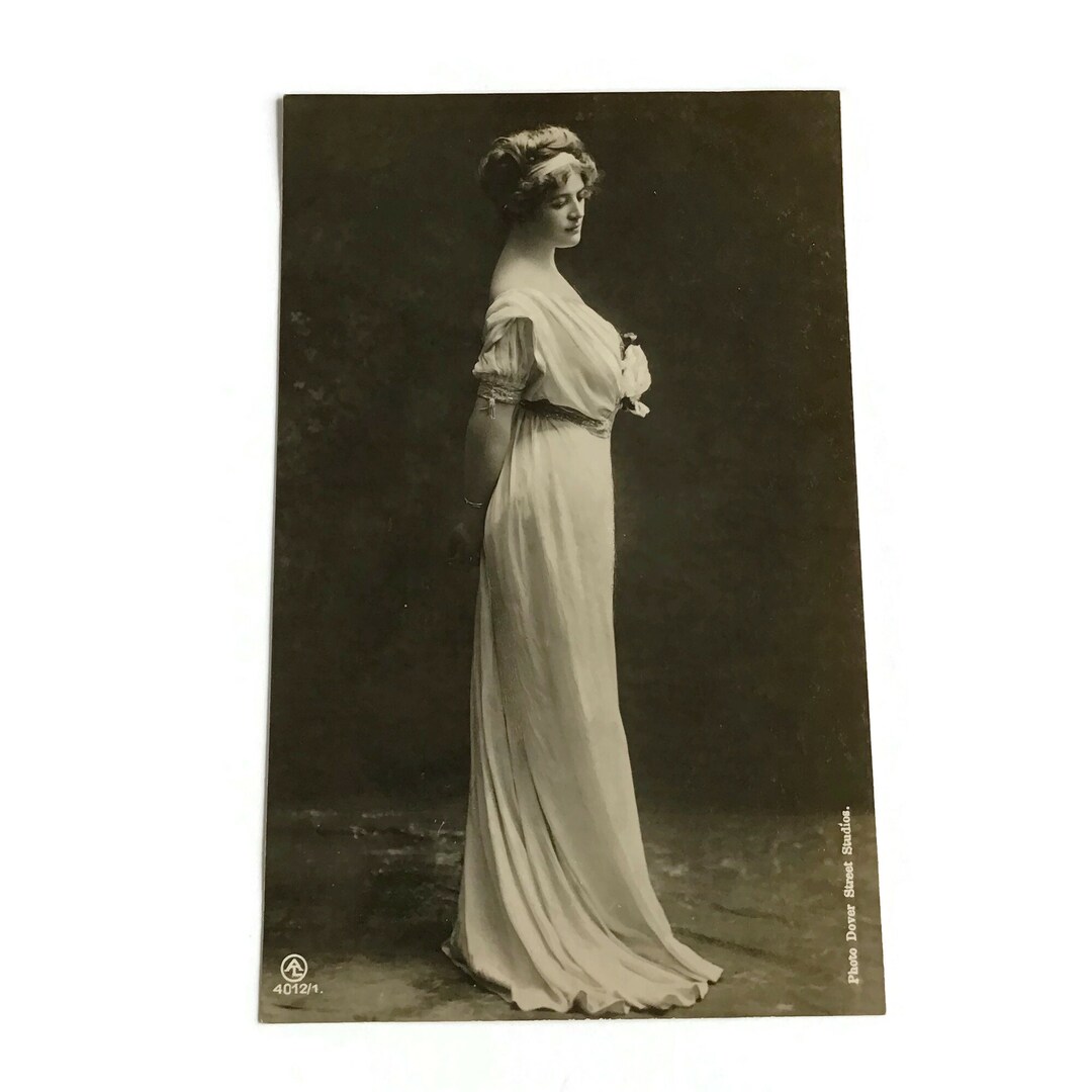 Vintage Woman Postcard Antique Romantic Women Postcards - Etsy