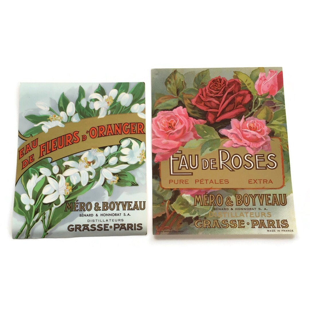 Retro Vibes: Vintage Perfume Label Set, Nostalgic Cosmetics, - Etsy