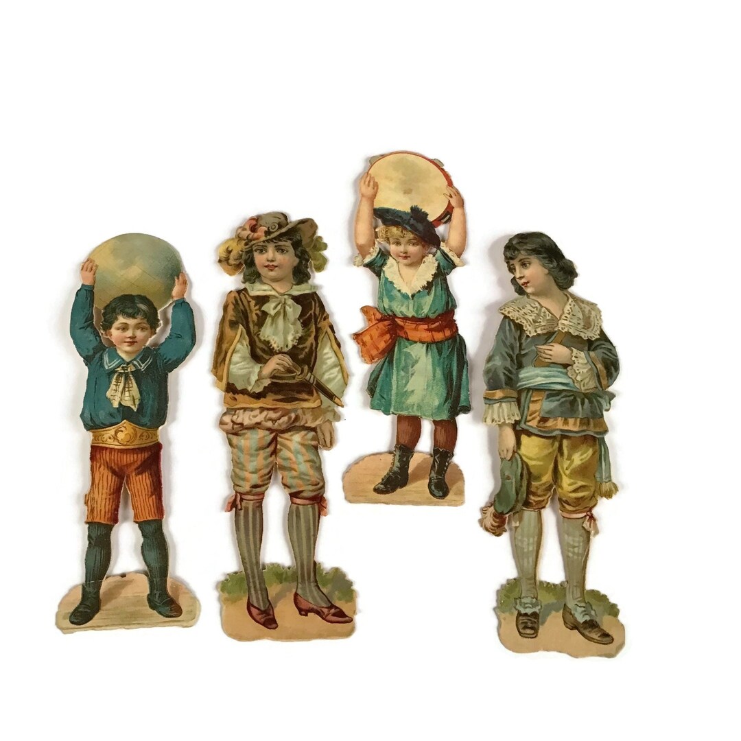 Vintage Victorian Scrap Die Cut Chromo Images, Children - Etsy
