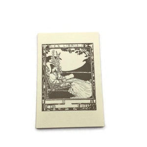 Exquisite Set of 20 Book Labels Vintage Ex Libris Book Plate ...