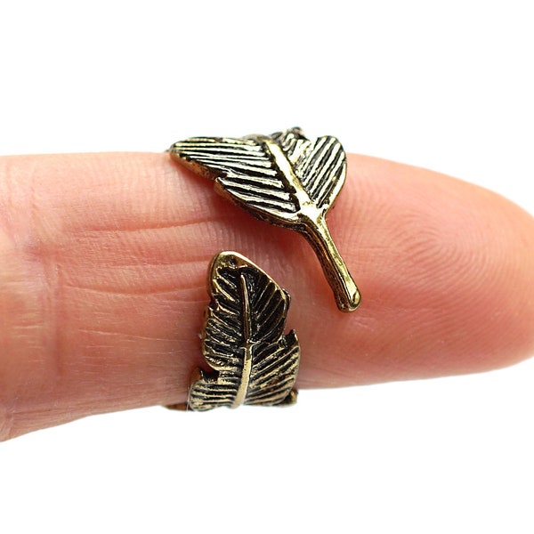 Feather Ring - Etsy