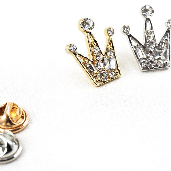 Crown Lapel Pin - Etsy