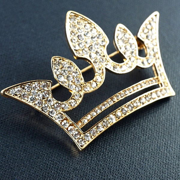 Crown Pin - Etsy