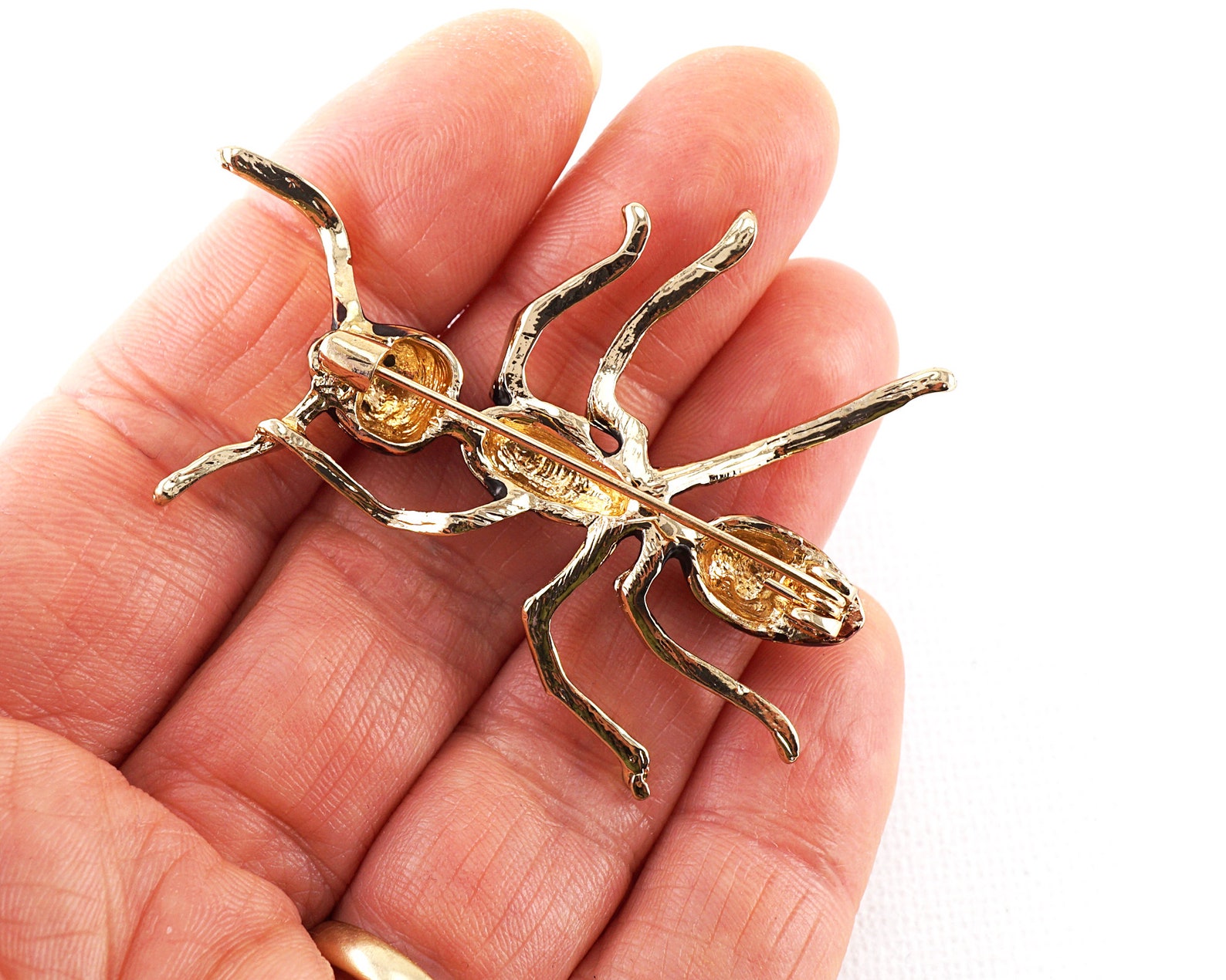 Big Ant Brooch Large Carpenter Ant Pin Huge Enamel Insect | Etsy