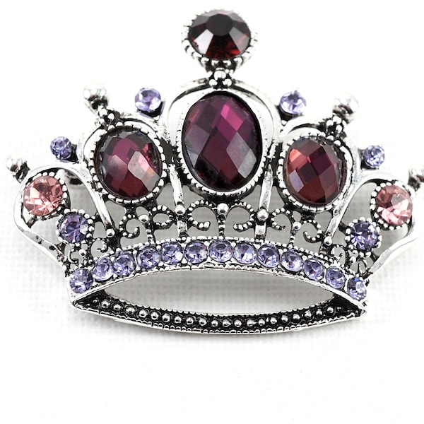 Crown Brooch - Etsy