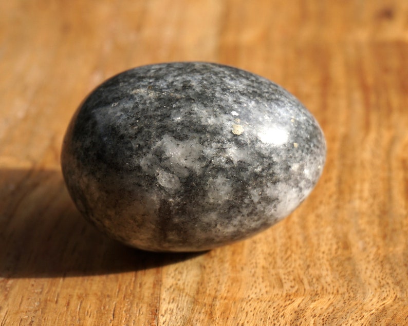 Black Gray Marble Egg Natural Stone Egg Rustic Home Decor - Etsy