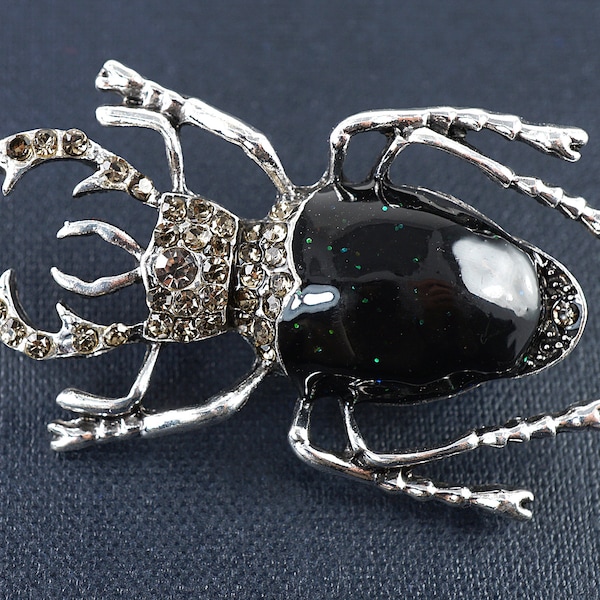 Beetle Brooch - Etsy