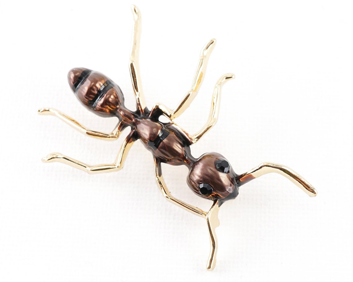 Big Ant Brooch Large Carpenter Ant Pin Huge Enamel Insect - Etsy