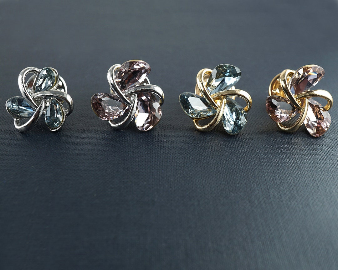 ON VACATION Petite Silver or Gold Pin Brooch, AAA Zircon Brooch Lapel ...