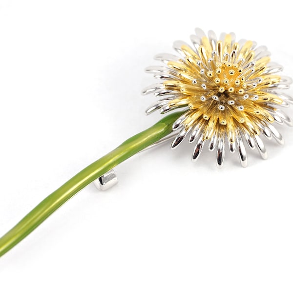 Dandelion Brooch - Etsy