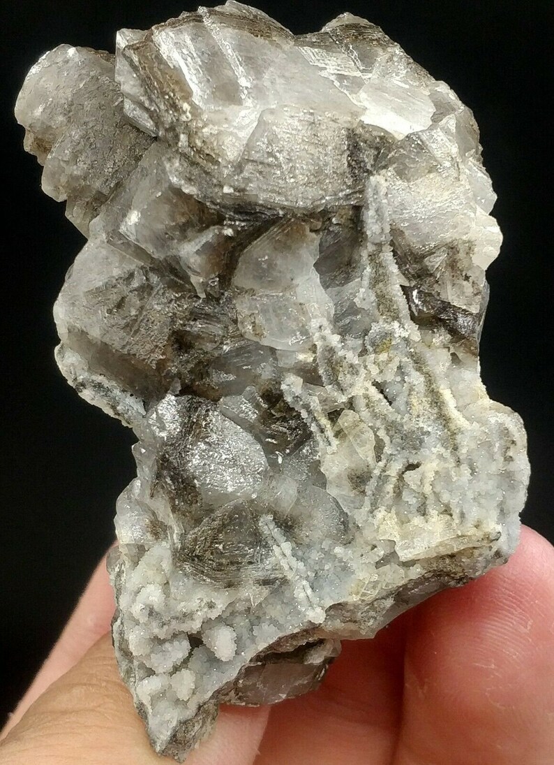 Natural Hexagonal Columnar Calcite Cluster Specimen Glow Under - Etsy