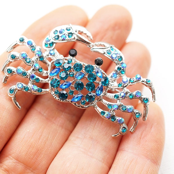 Crab Brooch - Etsy
