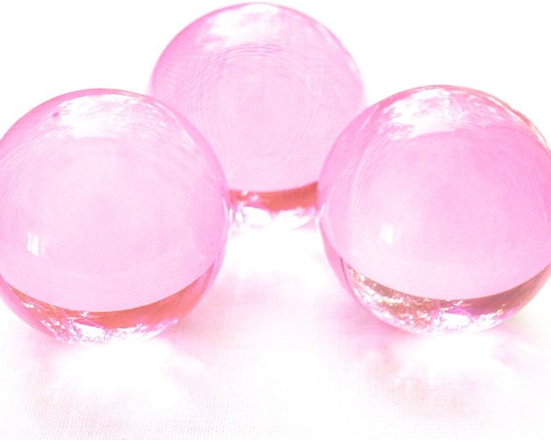 Light Pink Crystal Ball Huge Glass Ball 39mm Large Marble Big - Etsy