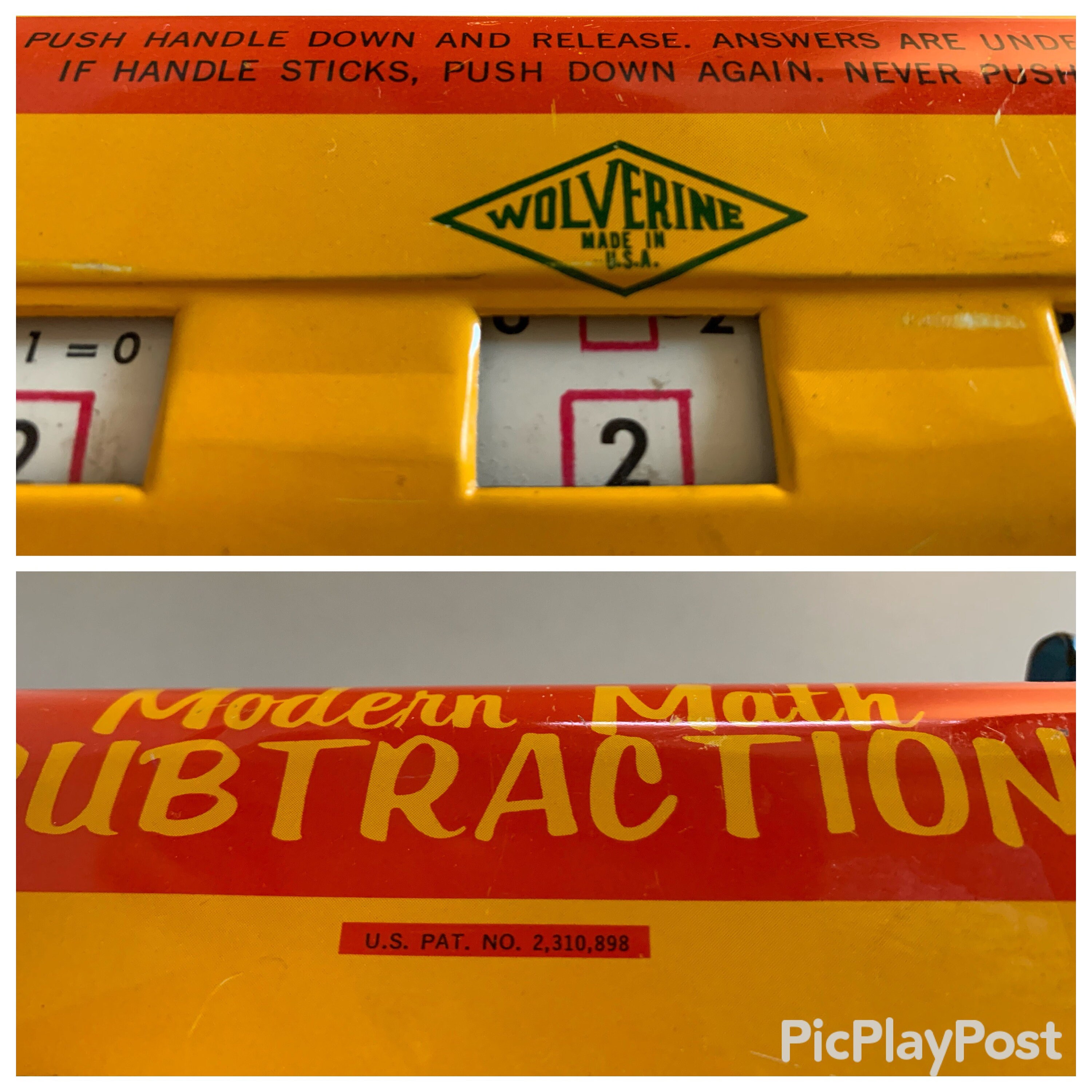 Vintage Wolverine Modern Math Subtractor Vintage Tin Toy - Etsy