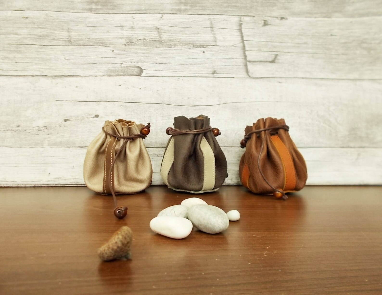 Coin Purse Jewelry Bag Rustic Drawstring Pouch Distressed - Etsy