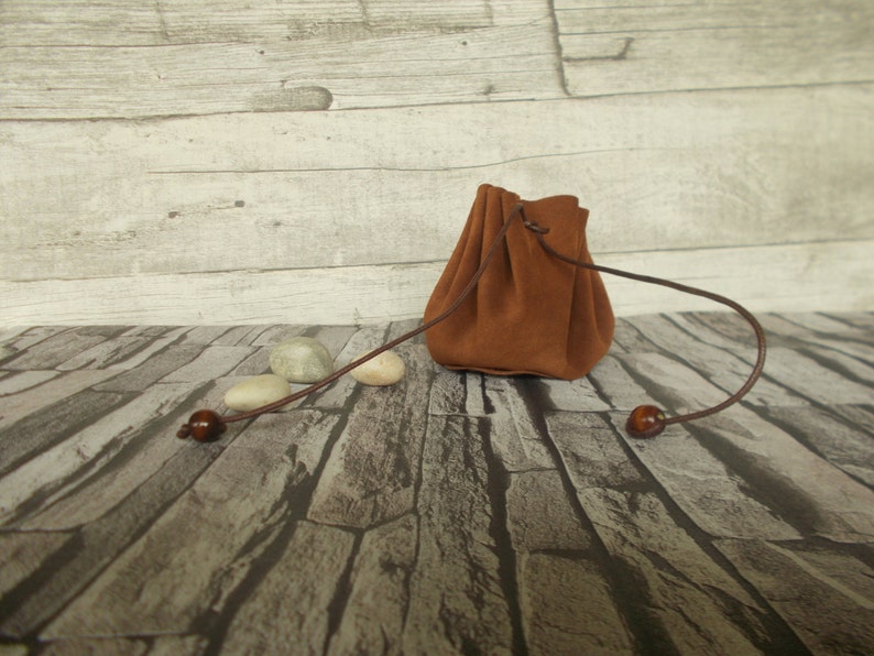 Drawstring Leather Pouch Coin Purse Leather Purse Small - Etsy