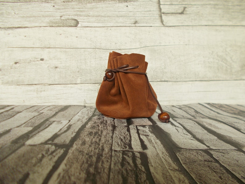 Drawstring Leather Pouch Coin Purse Leather Purse Small - Etsy